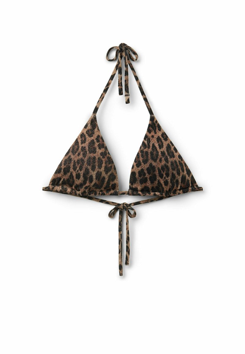 Tezenis BRIGHT LEOPARD - Bikini-Top - stampa bright leopard/braun - Zalando.de