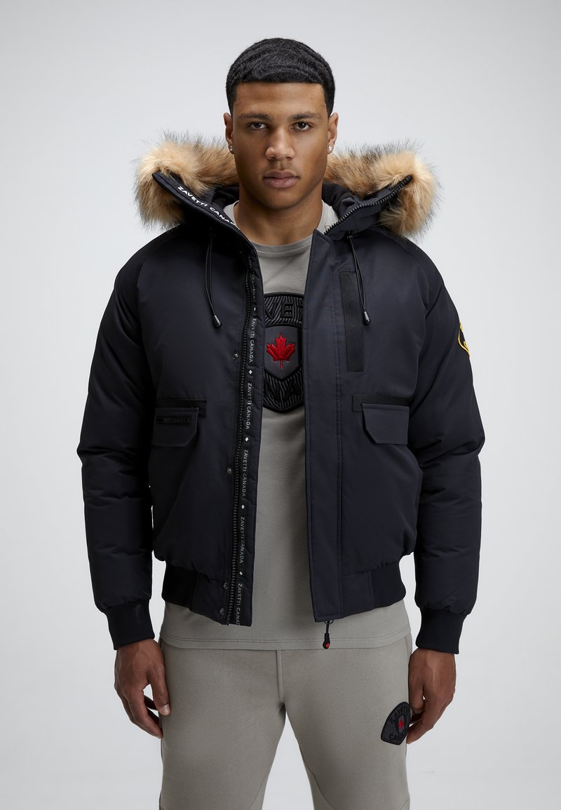 Alessandro Zavetti ZAVETTI CANADA ABELLI 2.0 HOODED BOMBER JACKET ...