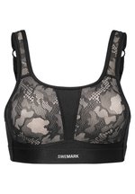 Swegmark of Sweden SECURE - Sport-bh met high support - svart beige ...
