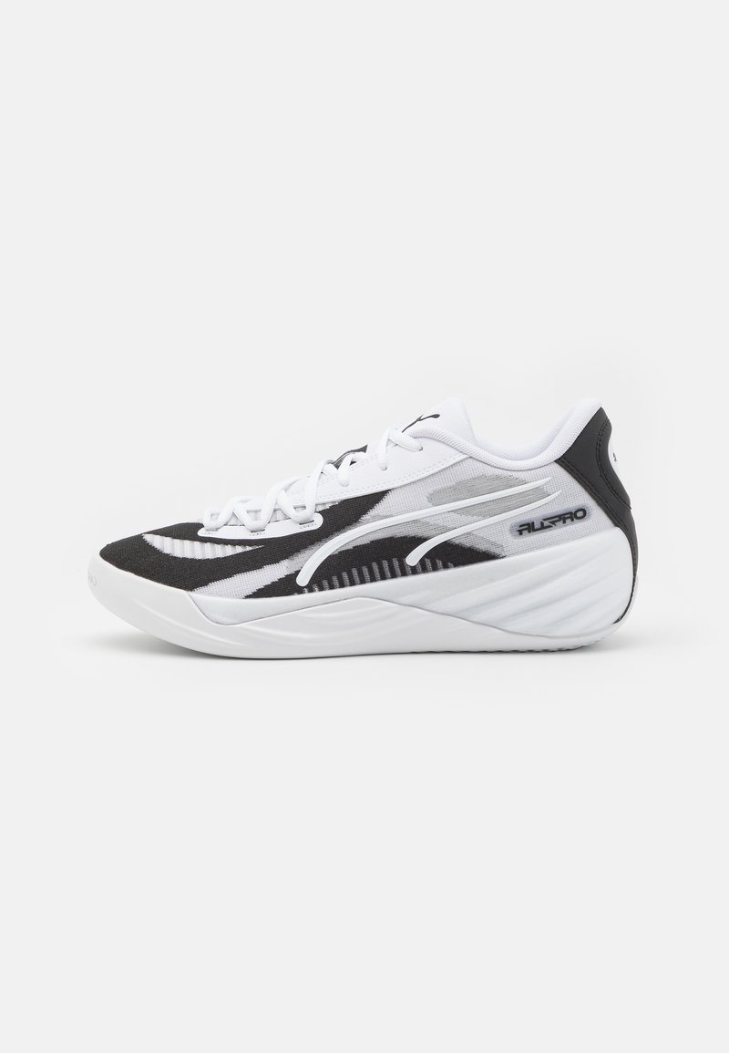 Puma ALL-PRO NITRO TEAM UNISEX - Basketball shoes - white/black/white ...