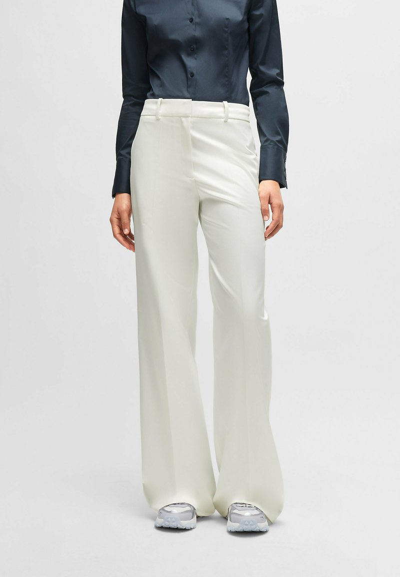 HUGO HALENAR-1 - Trousers - natural two/white - Zalando.co.uk