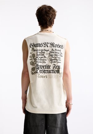 Re:Covered GUNS N' ROSES - T-shirt imprimé - washed black/noir - ZALANDO.FR