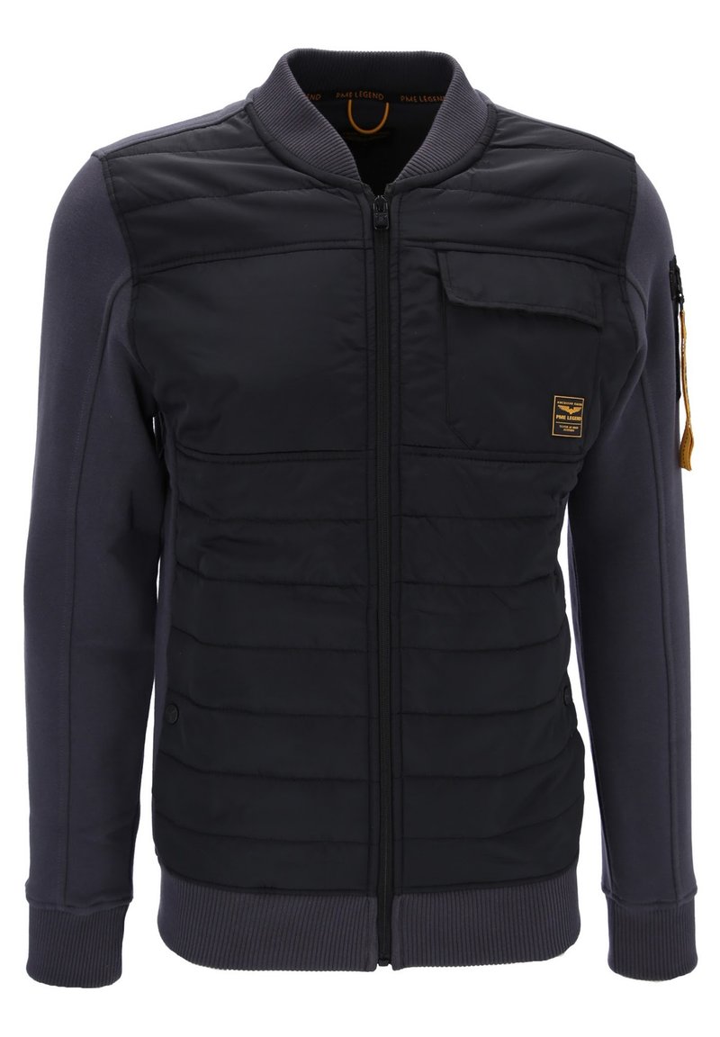 PME Legend MIXED PADDED - Sweatjacke - asphalt/blaugrau - Zalando.de