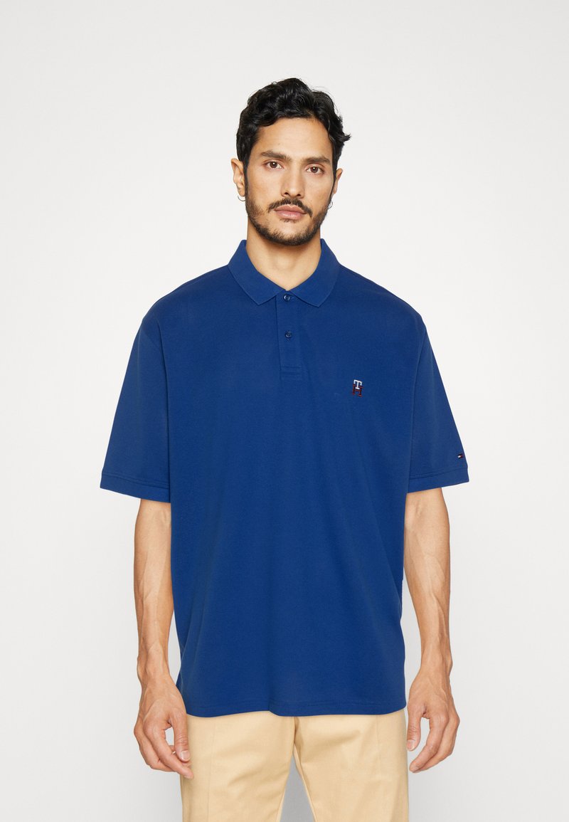 Tommy Hilfiger MONOGRAM SMALL - Polo shirt - ultra blue/royal blue ...
