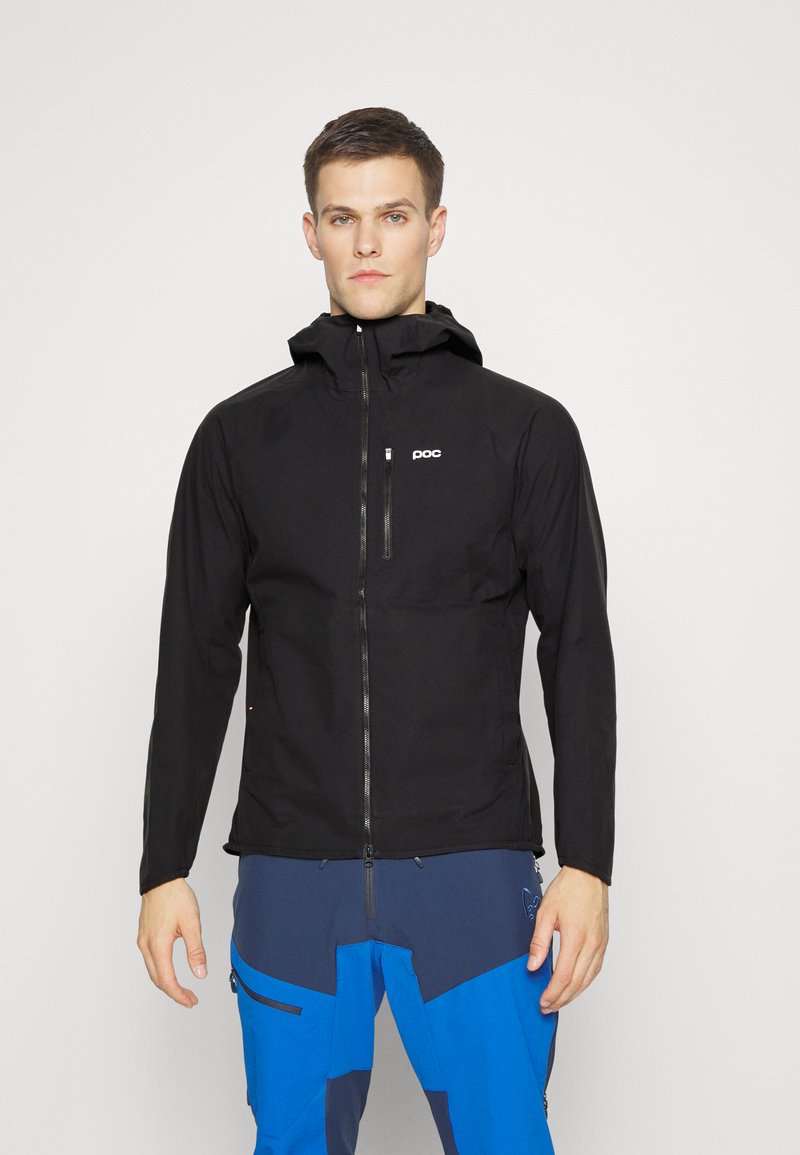 POC MOTION RAIN JACKET - Cycling jacket - uranium black/black - Zalando.ie