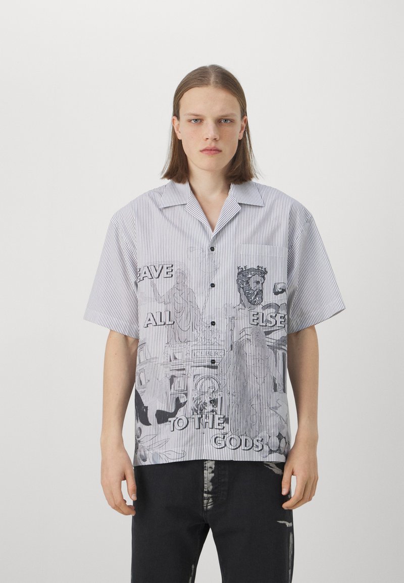 Iceberg CAMICIE - Shirt - bianco/nero/black - Zalando