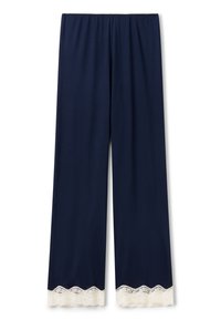 United Colors of Benetton FLOWY WITH - Pyžamový spodní díl - blue/modrá ...