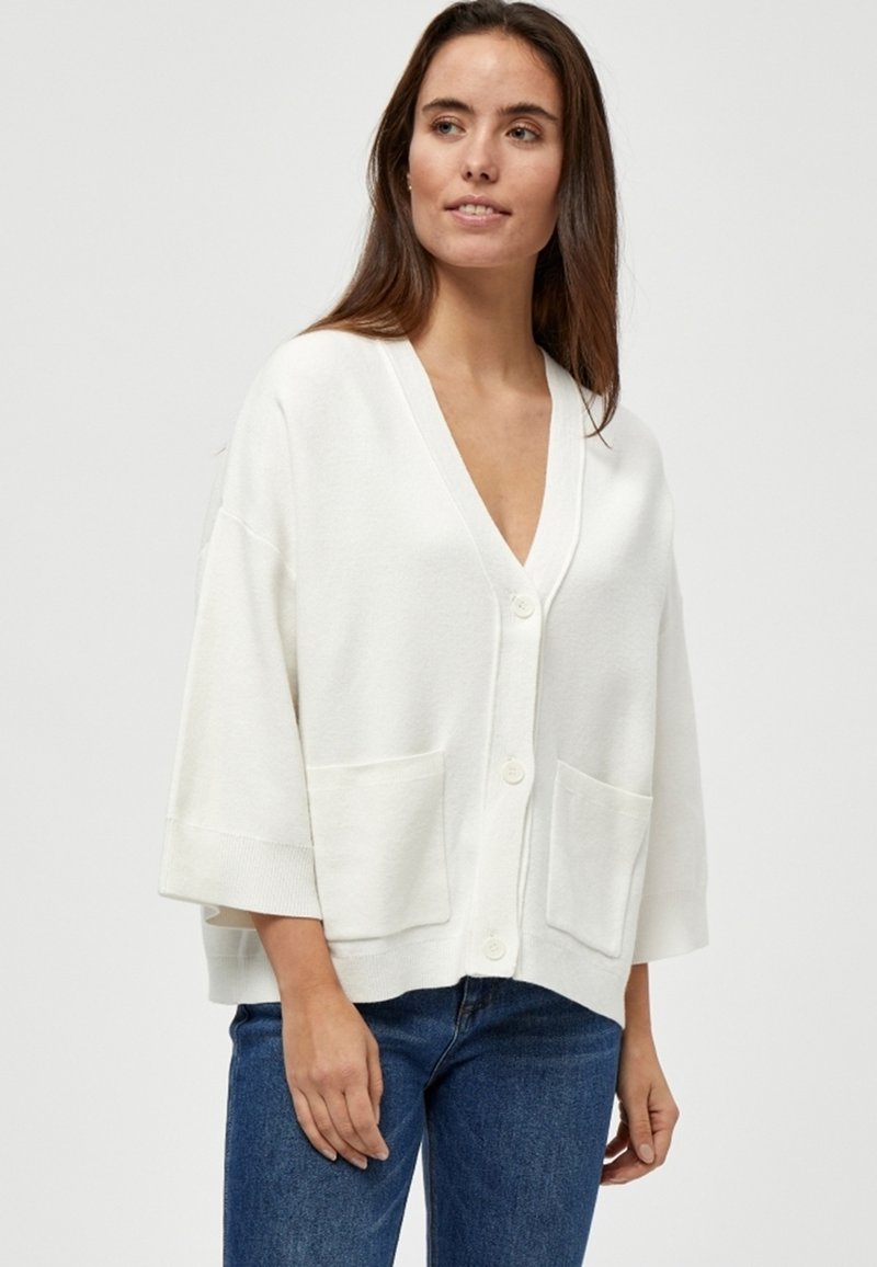 PEPPERCORN PCROSALIA - Vest - cloud dancer/crème - Zalando.be