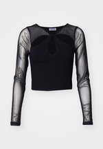 Noisy May NMBELICE CUT OUT MIX - Long sleeved top - black - Zalando.ie