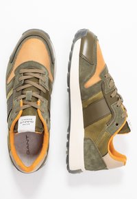 GANT GAROLD - Sneaker low - dark olive/oliv - Zalando.de