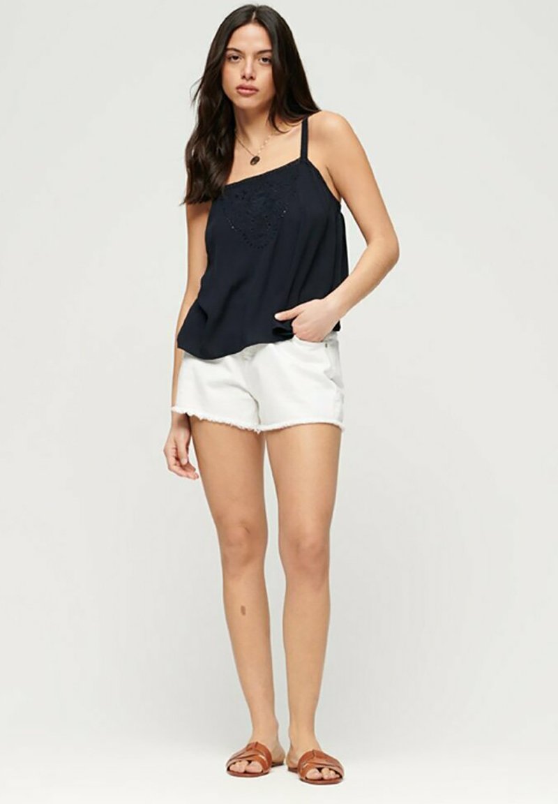 Superdry EMBROIDERED - Top - eclipse navy/azul - Zalando.es