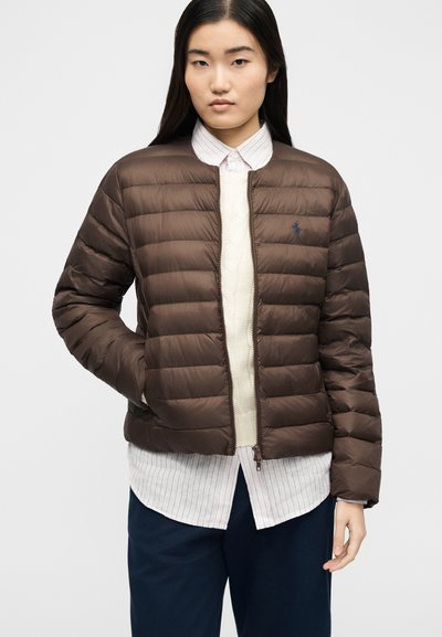 Polo Ralph Lauren WOMAN PUFFER JACKET - Winterjacke - dark beech/braun ...