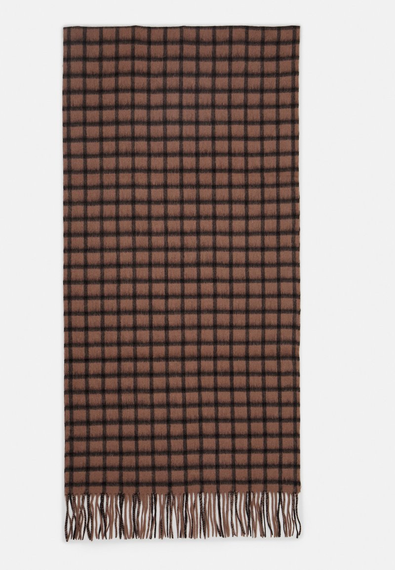 Becksöndergaard CHECK CRYSTAL SCARF - Scarf - acorn brown/brown - Zalando