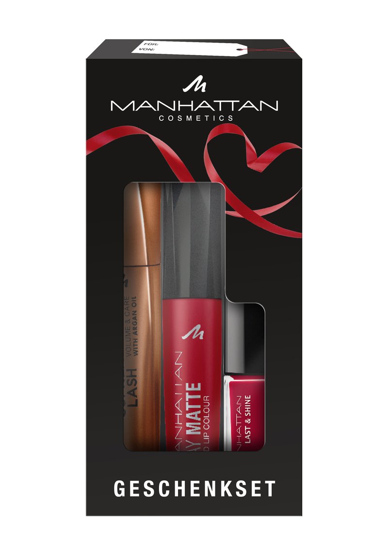 Manhattan Cosmetics GIFTING SET - Make-up Set - classic red/rot ...