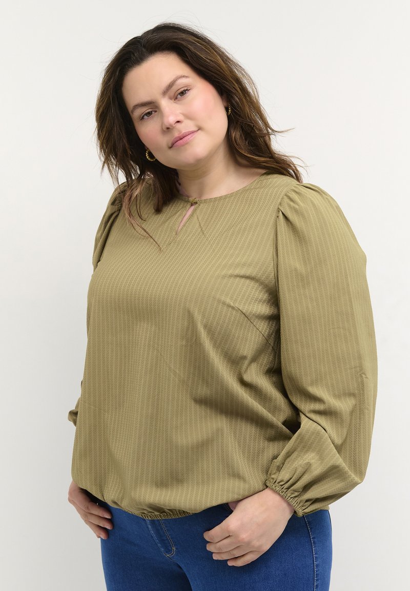 Kaffe Curve KCMITTO - Blus - lizard/grön - Zalando.se