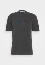 Missoni Sport SHORT SLEEVE - T-Shirt print - grey antracite/grau - Zalando.de
