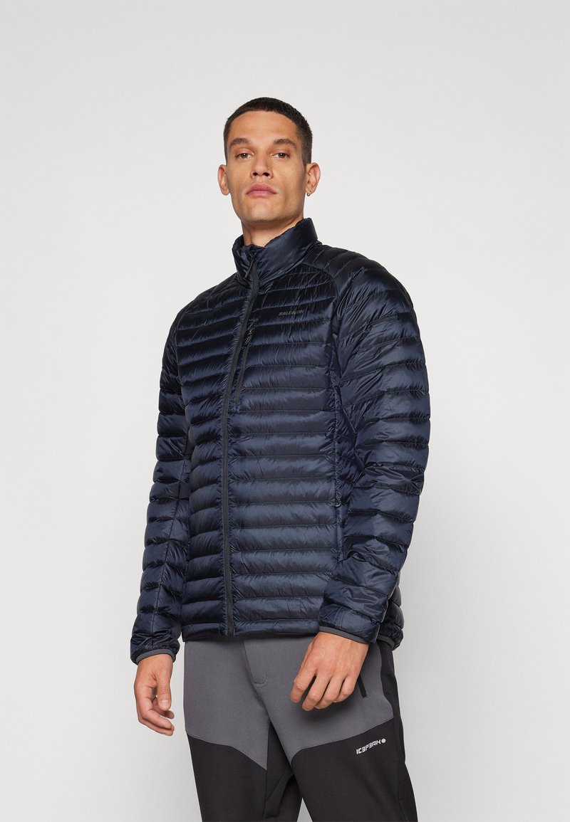 Salomon ELIXIR MICRO - Down jacket - deep black/black - Zalando.ie