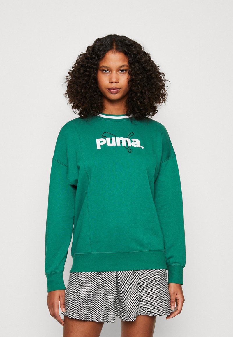 Puma TEAM CREW - Sweatshirt - vine/green - Zalando.ie