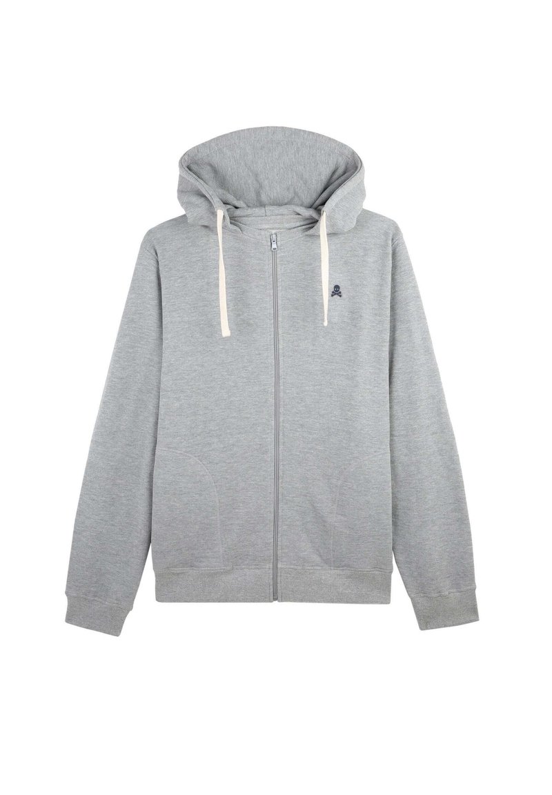 Scalpers NOS FADE - Sweatjacke - grey melange/hellgrau - Zalando.de