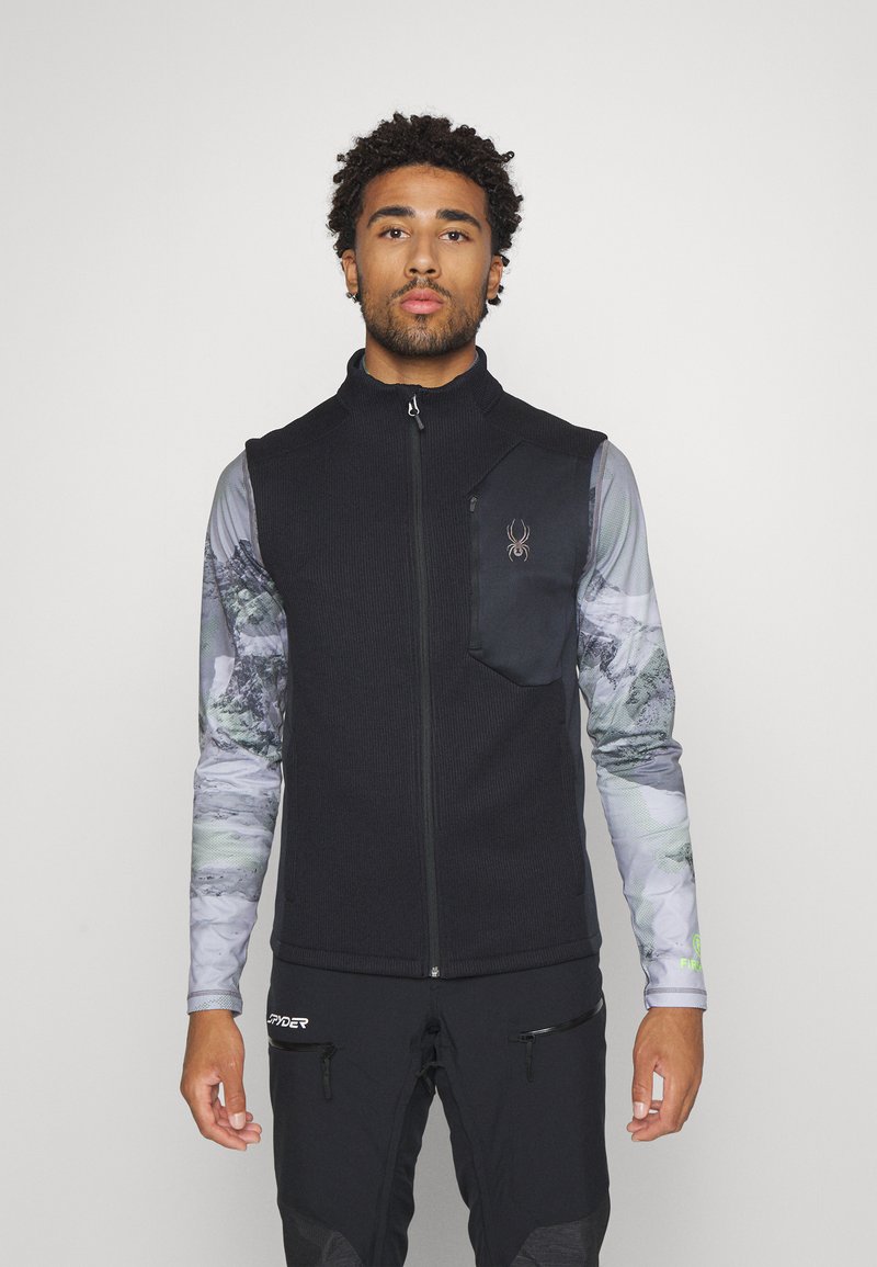 Spyder BANDIT VEST - Waistcoat - black - Zalando.co.uk