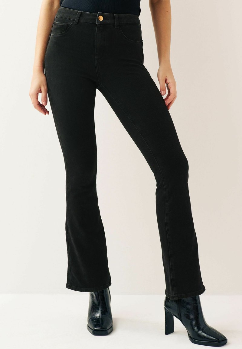 Next STRETCH - Jeans Bootcut - washed black/schwarz - Zalando.de