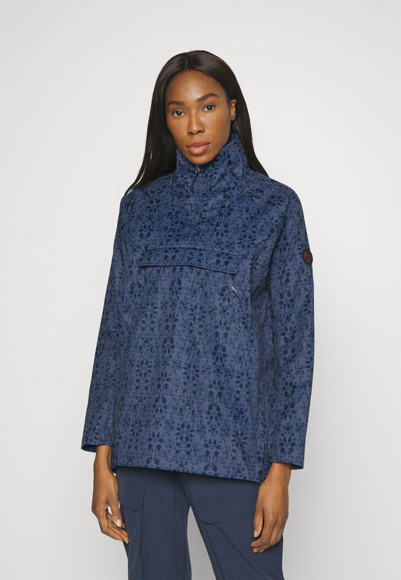 Kari Traa RUTH ANORAK - Cortaviento - moon/azul marino - Zalando.es