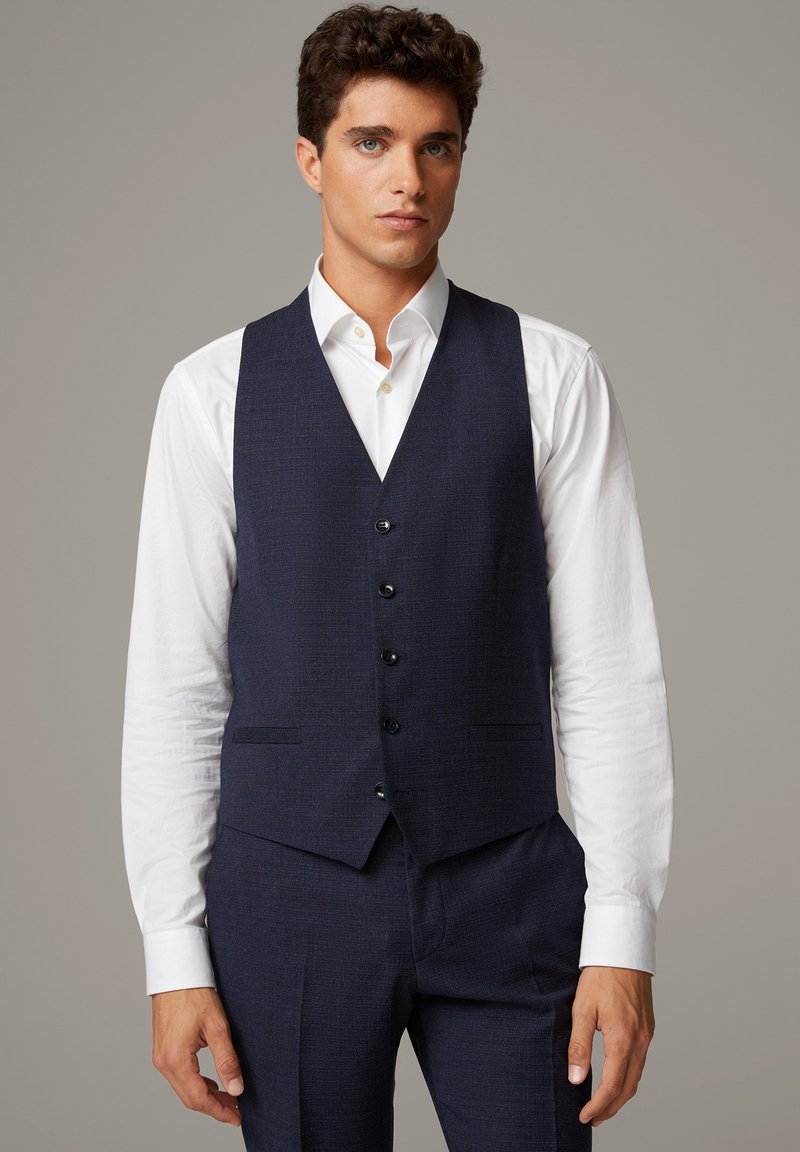 Strellson Suit waistcoat - dunkelblau meliert/dark blue - Zalando
