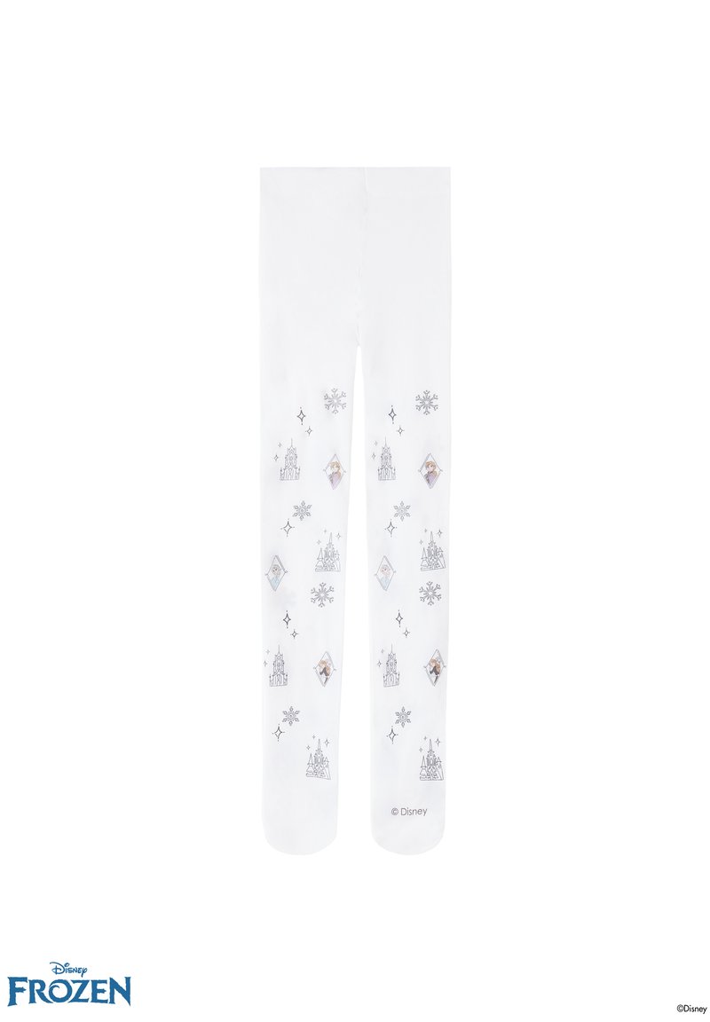Calzedonia Collants - white disney frozen print/gris métallisé - ZALANDO.CH