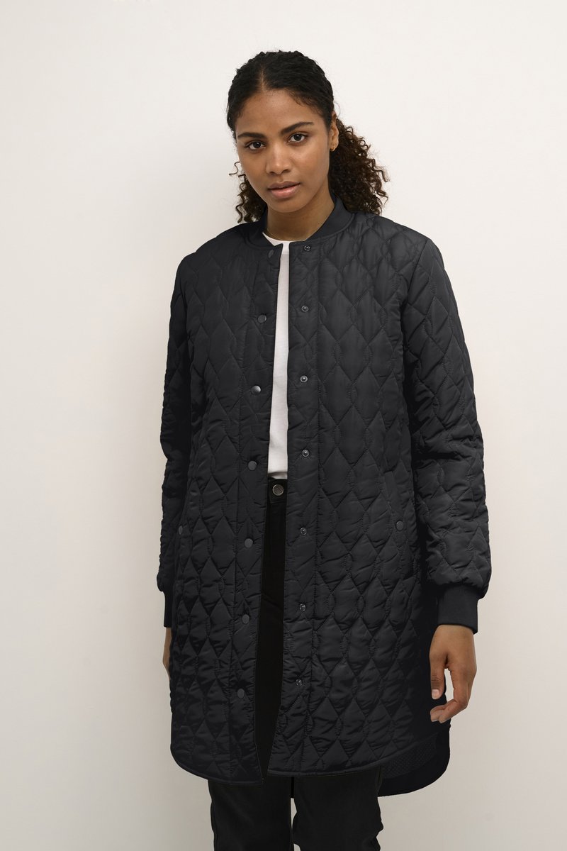 Kaffe KASHALLY QUILTED - Winter coat - black deep/black - Zalando.ie