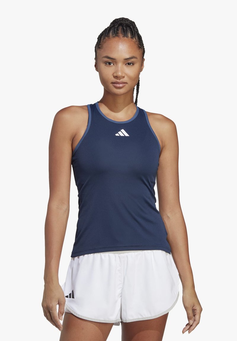 adidas Performance TANK - Top - collegiate navy/dark blue - Zalando.co.uk