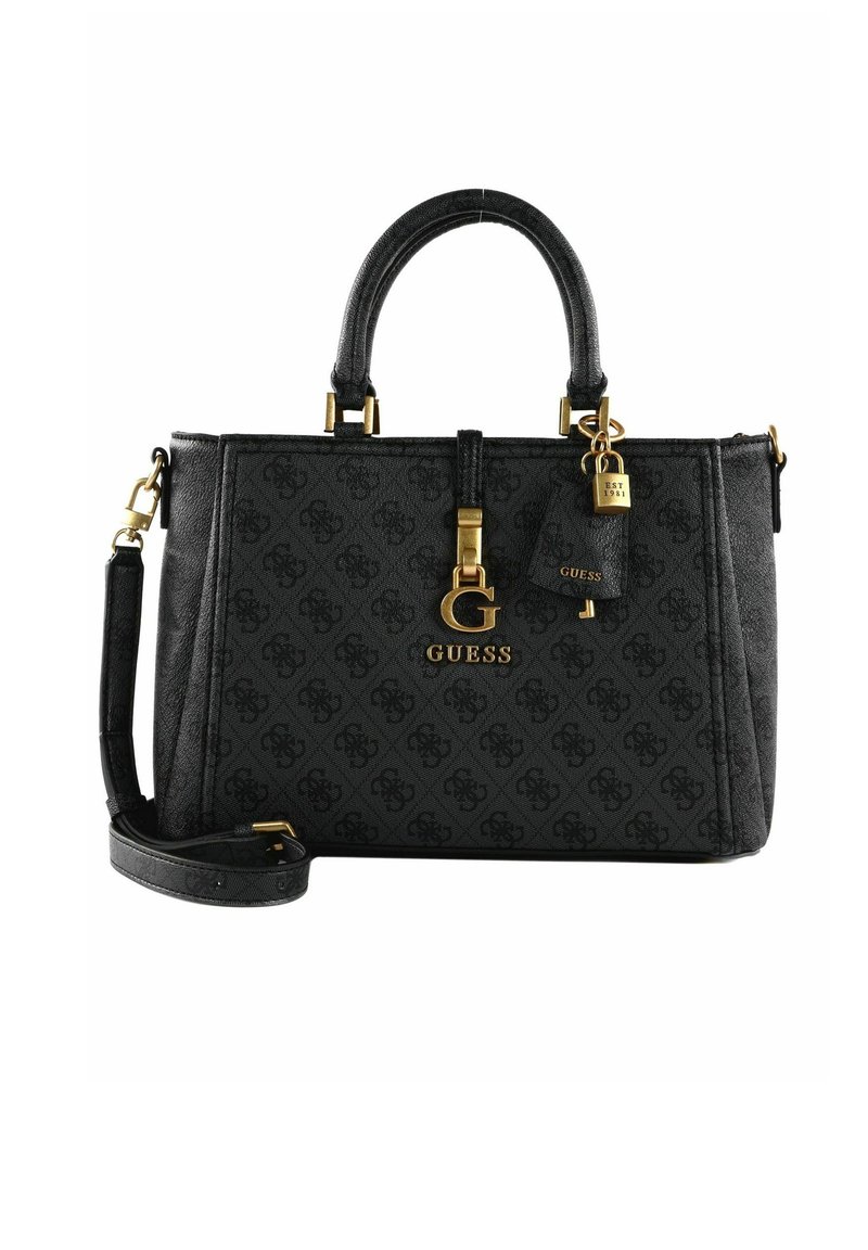 Guess JAMES LOGO FRIEND - Handtas - coal logo/zwart - Zalando.be