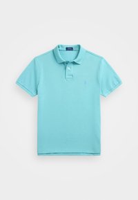 Polo Ralph Lauren CUSTOM SLIM FIT MESH POLO SHIRT - Pólóing - deep seafoam/türkiz - Zalando.hu