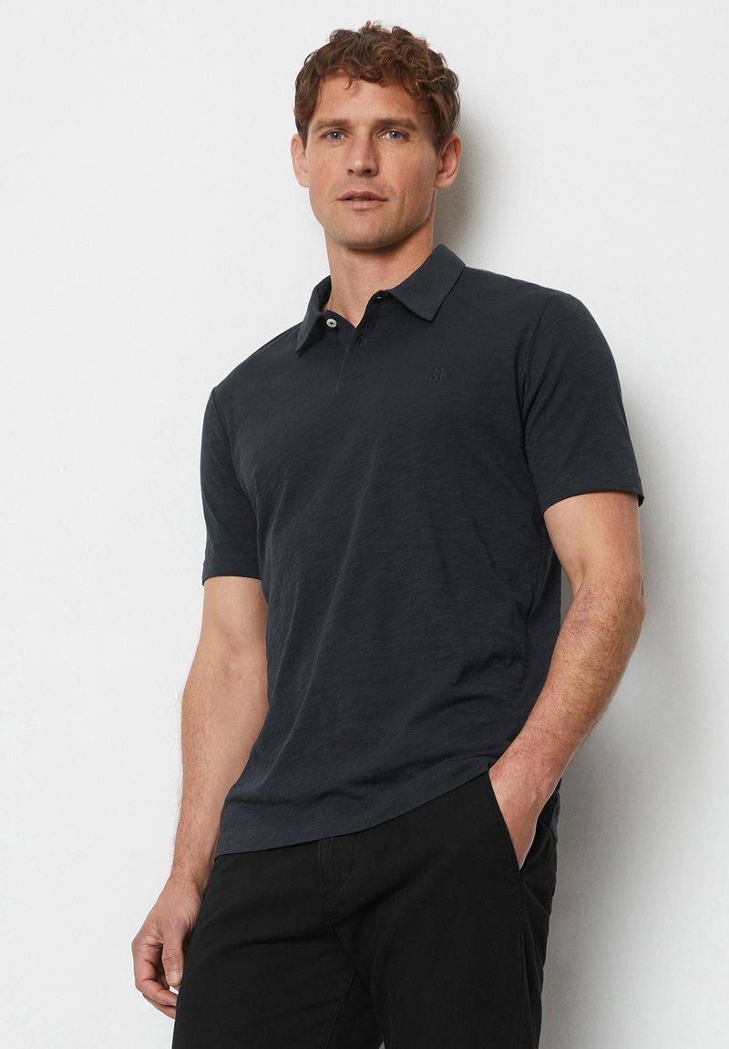 Marc O'Polo SHAPED IN SOFTER QUALITÄT - Poloshirt - dark navy ...