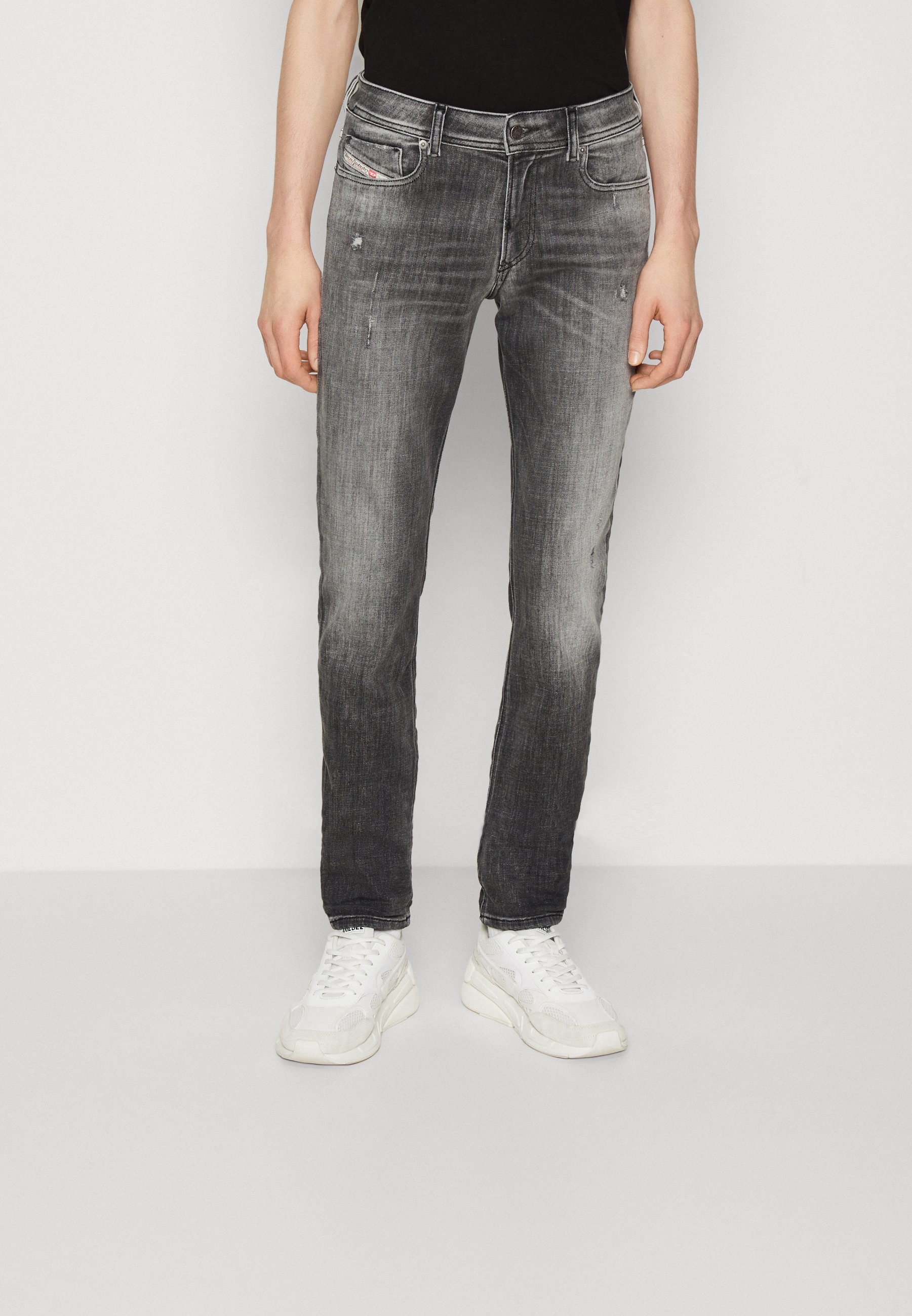 Diesel 1979 SLEENKER - Jeans Skinny Fit - black/gray/grey denim ...
