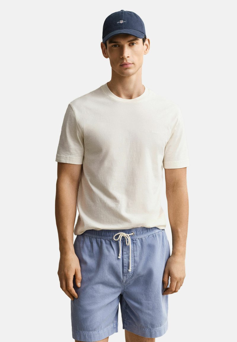 GANT WASHED - T-shirt basique - cream/écru - ZALANDO.FR
