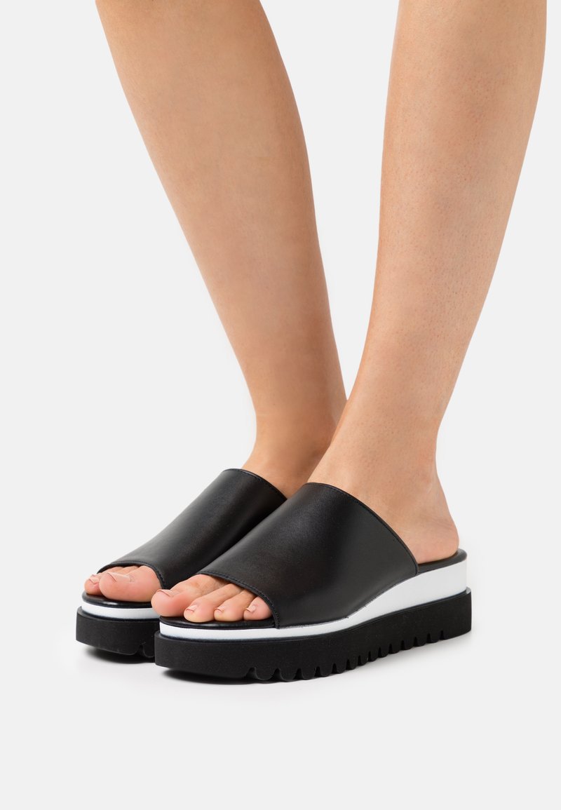 Gabor Heeled mules - schwarz/black - Zalando.ie