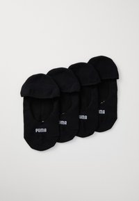 Puma WOMEN FOOTIE 4 PACK - Füßlinge - black/schwarz - Zalando