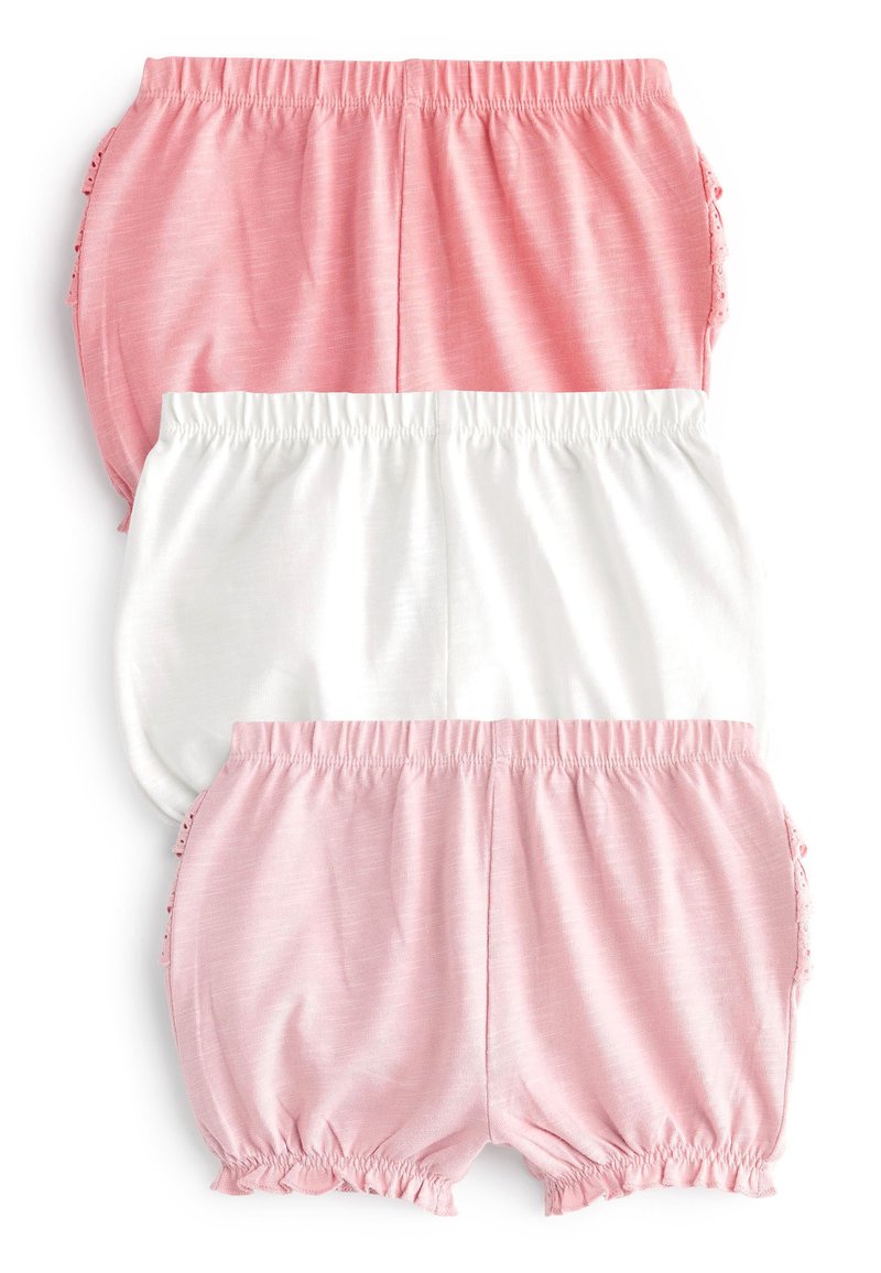 Next BABY RUFFLE BUM SHORTS 3 PACK - Shorts - pink - Zalando.dk