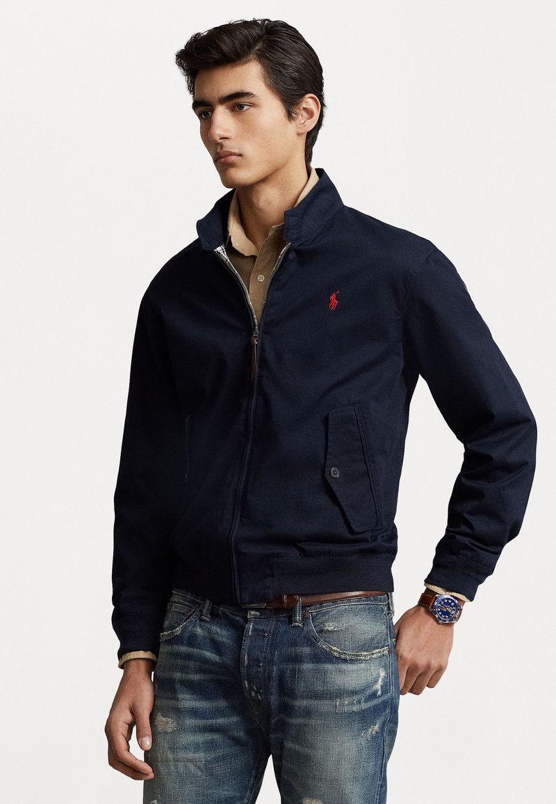 Polo Ralph Lauren CHINO JACKET - Light jacket - navy/dark blue ...