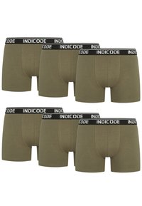 INDICODE JEANS MILANO 6PACK - Boxerkalsong - army/mörkgrön - Zalando.se