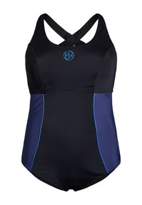 Zizzi Swimsuit - black - Zalando