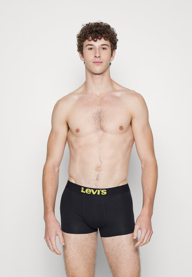 Levi's® SOLID BASIC TRUNK 2 PACK - Panties - black/yellow/schwarz - Zalando.at