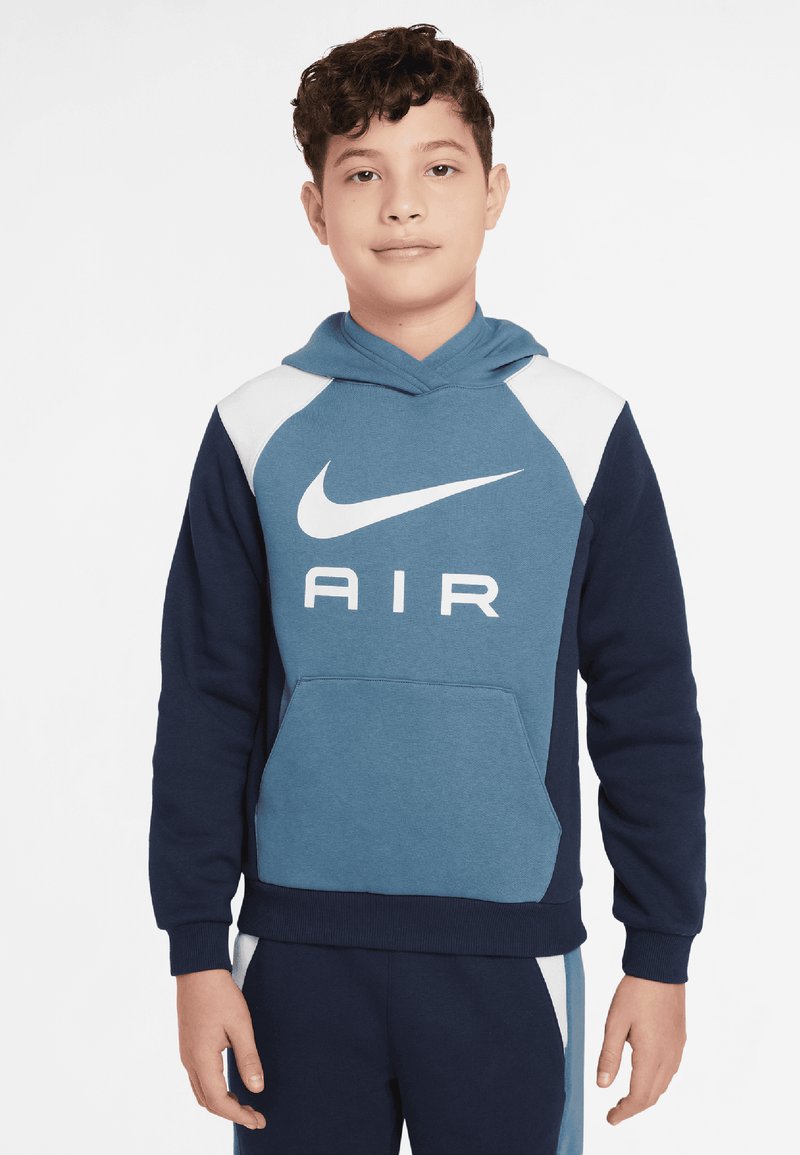 Nike Sportswear AIR - Hoodie - aegean storm midnight navy white/blue ...