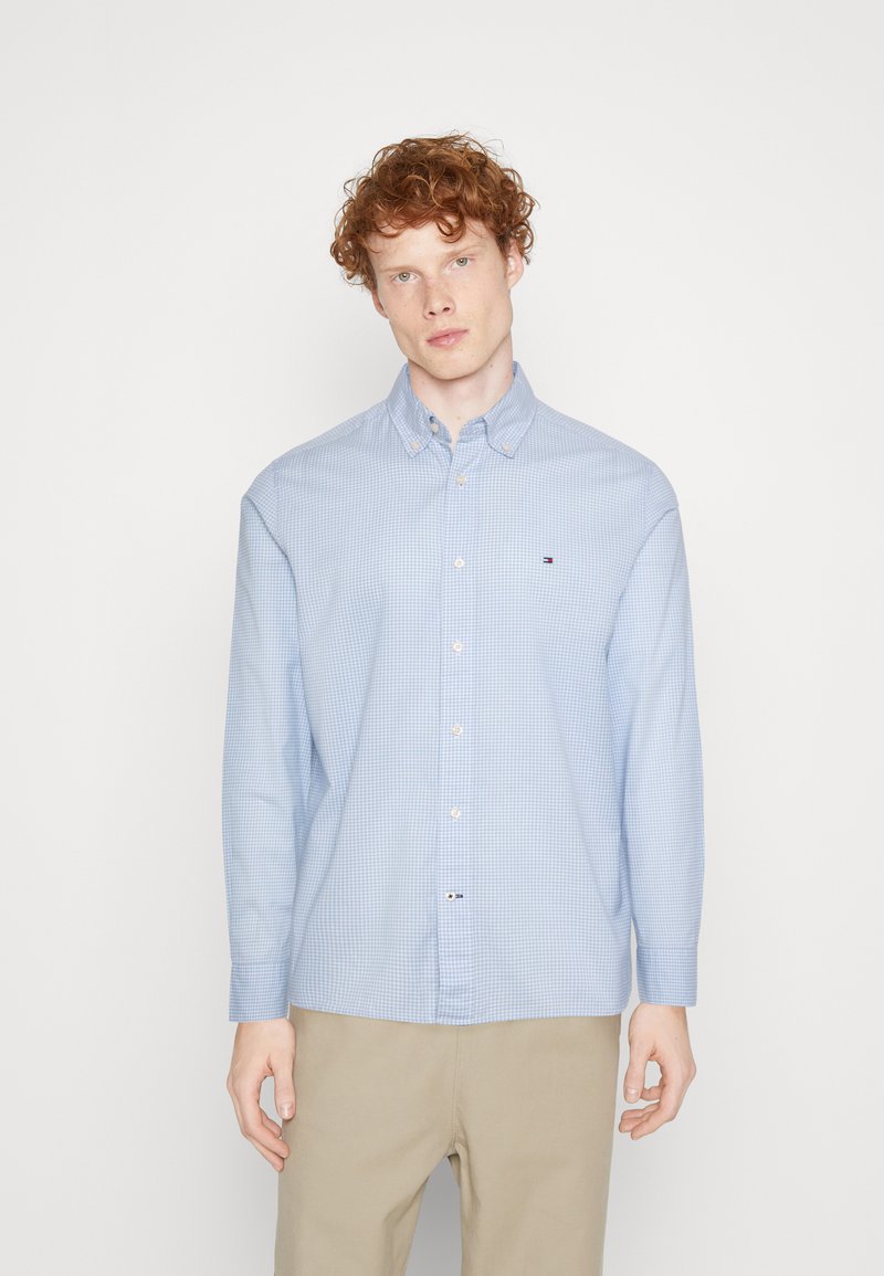 Tommy Hilfiger SOFT FLEX GINGHAM - Chemise - calm blue/optic white/bleu clair - ZALANDO.FR
