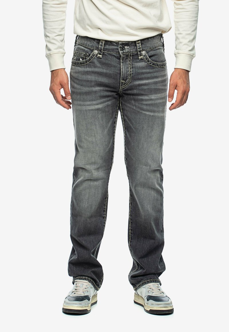 True Religion RICKY NO FLAP SUPER T - Jeans Straight Leg - blue-grey ...