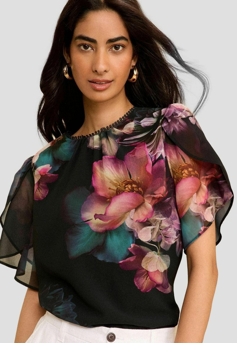 Love & Roses FLUTTER - REGULAR FIT - Bluse - black/schwarz - Zalando.de