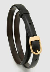 Reiss MILA MINI-BUCKLE - Belt - black - Zalando