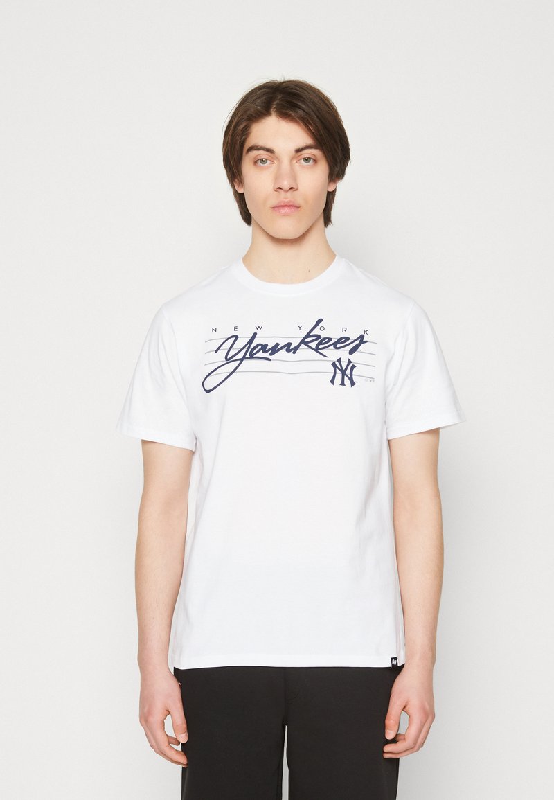 '47 NEW YORK YANKEES ECHO TEE - T-Shirt print - white wash/weiß - Zalando.ch
