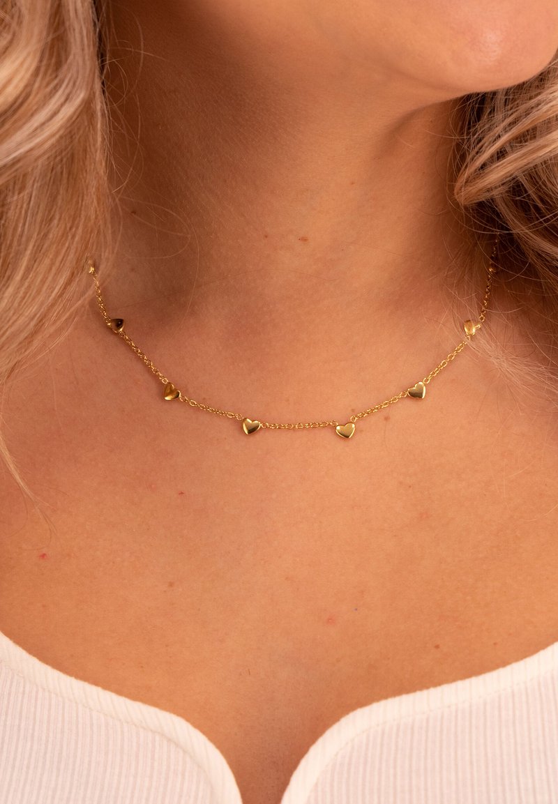 My Jewellery WITH HEARTS - Collier - gold coloured/doré - ZALANDO.BE
