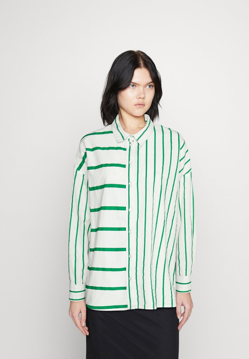 ONLY ONLNINA LORA - Button-down blouse - creme/off-white - Zalando.ie